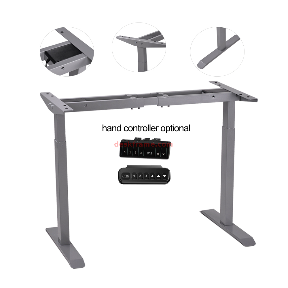Adjustable Sit Stand Desk Dual Motor with Desk Top - Supplier Zhiding