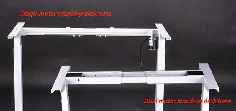 Standing desk frame：Single motor VS Dual motor - Zhiding